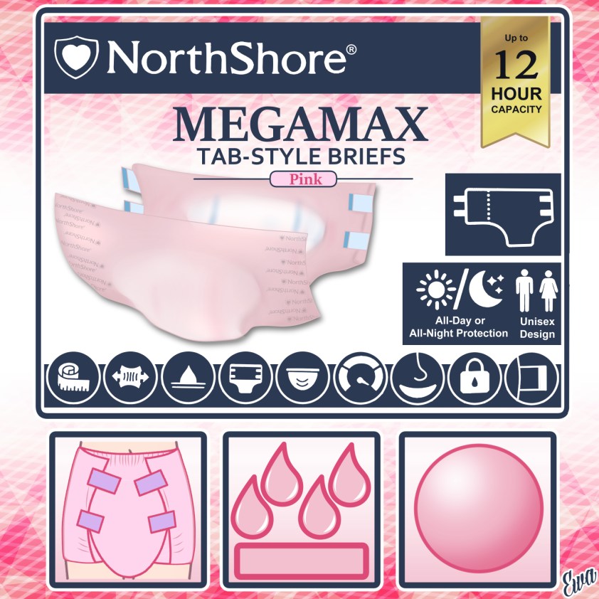 Windeltest: NorthShore MEGAMAX (pink) – Windel Hobby